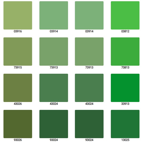 کاتالوگ رنگ سبز - انتخاب تم رنگ سبز برای رنگ دیوار