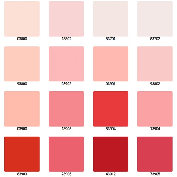 کاتالوگ رنگ قرمز - انتخاب رنگ قرمز برای دیوار از کاتالوگ